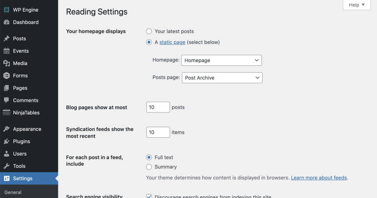 How to Create a Post Archive - Webspace User Guide